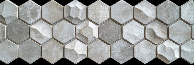 Repeating Hexagon Pattern Light Gray Background Geometric Textured ...