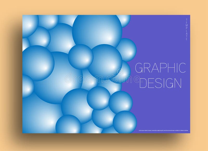Geometric Three-dimensional Background. the Layout of the Cover, Poster ...