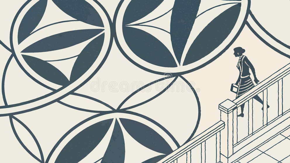 Geometric Tile Pattern, Decorative Design Element Vector Design ...