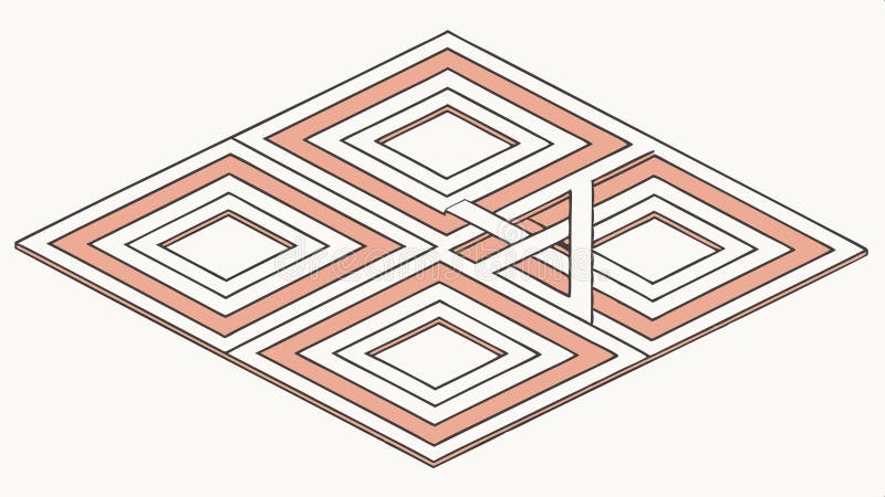 Geometric Tile Pattern Decorative Design Vector Design Generative AI Stock Illustration ...
