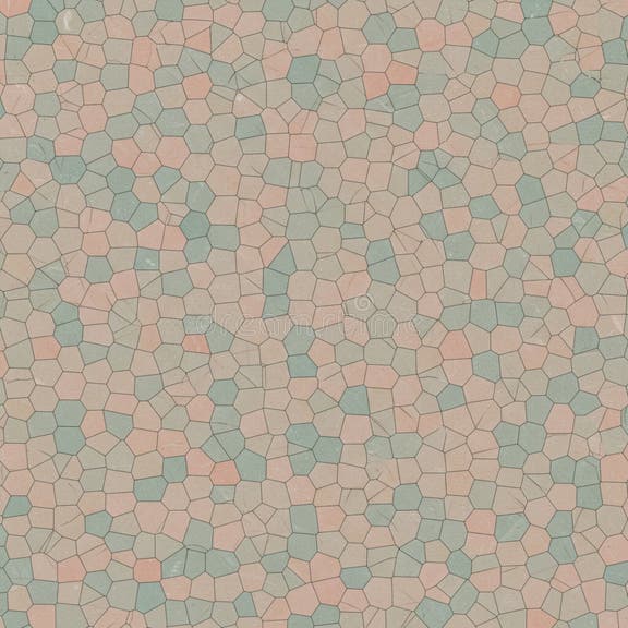 Geometric Tile Pattern Featuring Irregularly Shaped Polygons in Pastel ...