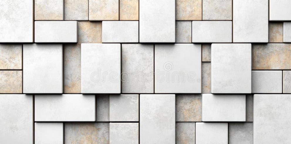 Geometric Tile Pattern, Modern Square Tile with Creative Design Theme ...