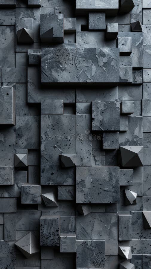 Geometric Tile Patterns of Varying Sizes and Shapes Coming Together To ...