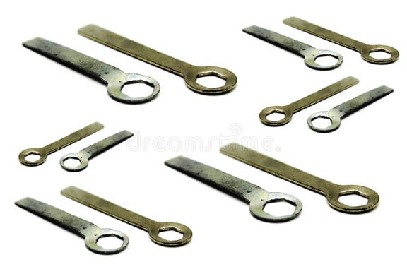 Geometric Tools Isolated on White Background Stock Image - Image of ...