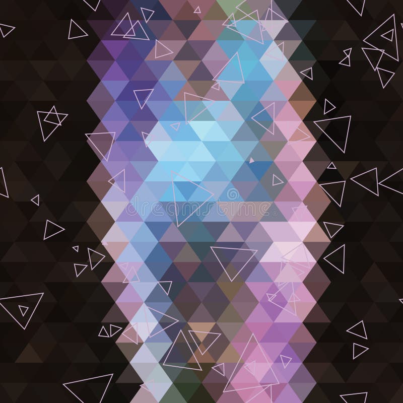 Geometric Triangle Abstract Background Stock Illustration ...
