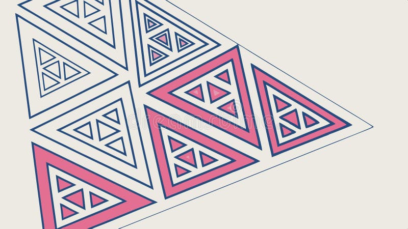 Geometric Triangle Pattern, Abstract and Modern Background. Vector ...