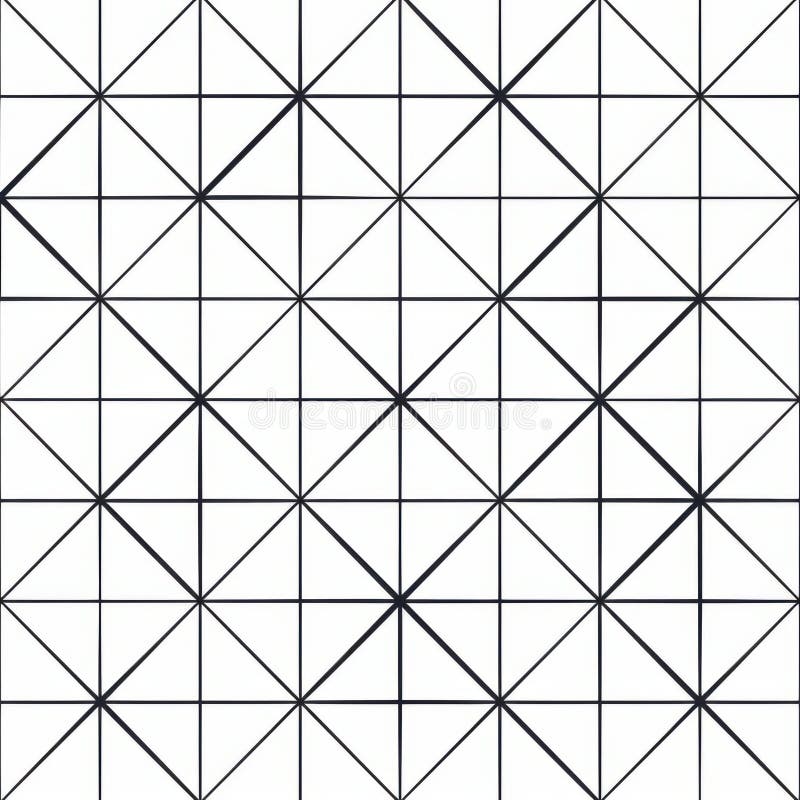 Geometric Triangle Pattern in Black and White Design Stock Image ...