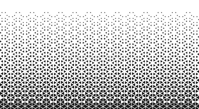Geometric Triangle Pattern Black White Vector Background with Abstract Gradient for Digital ...