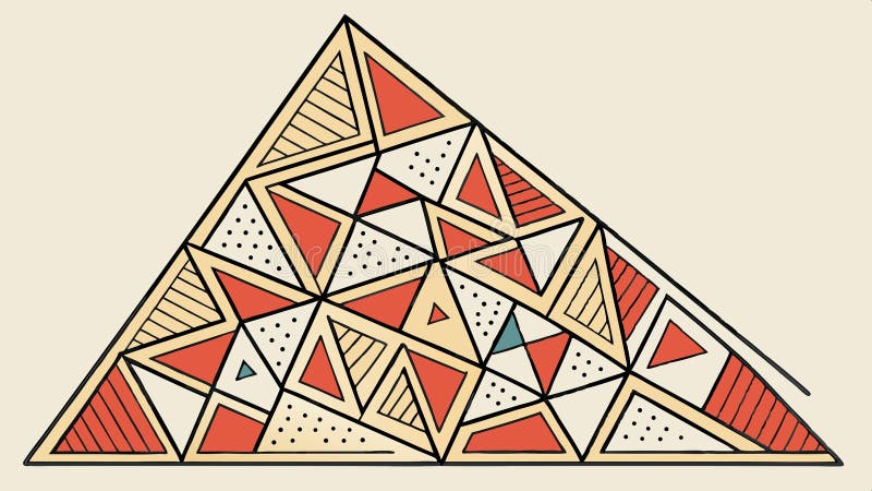 Geometric Triangle Pattern Design, Abstract Shapes and Modern Art Style ...