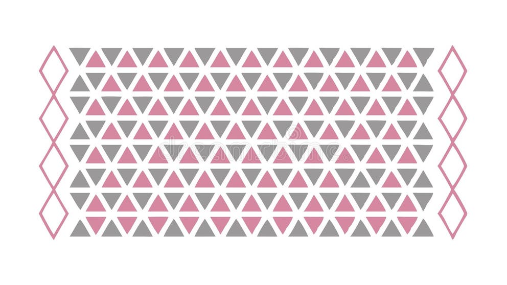 Geometric Triangle Pattern, Modern Abstract Design Element, Seamless ...
