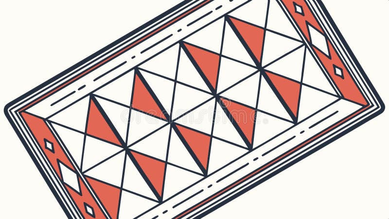 Geometric Triangle Rug Pattern, Modern Carpet Vector, Floor Covering ...