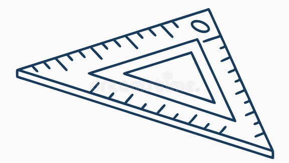 Geometric Triangle Ruler, Essential Tool for Drafting and Design ...