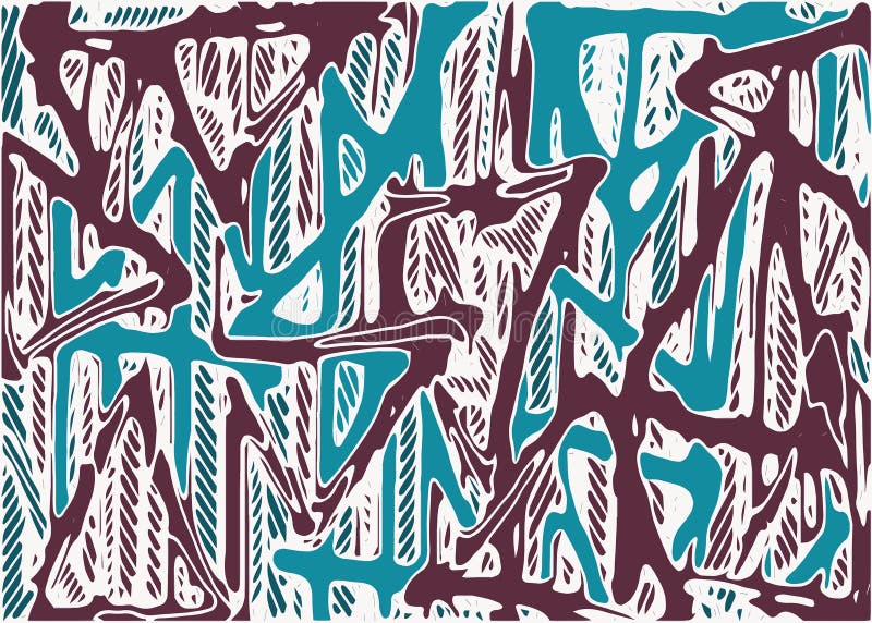 Geometric Triangle Shape Abstract Background in Blue and Brown Stock ...