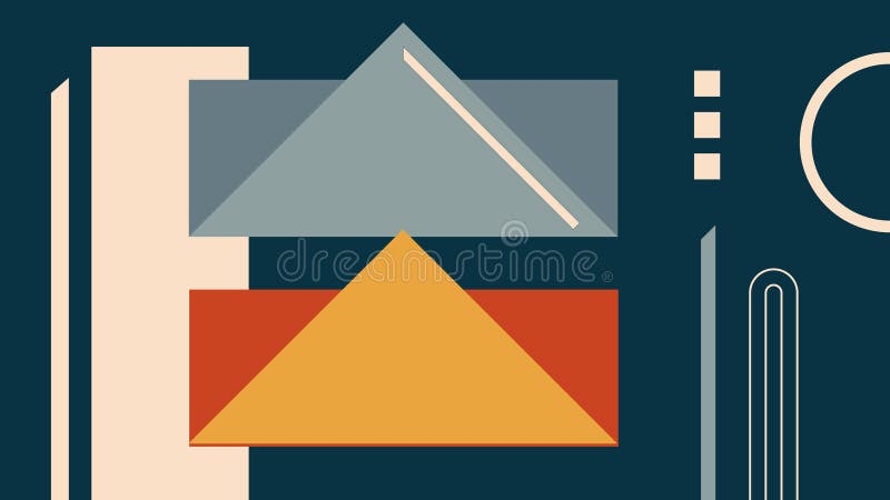 Geometric Triangular Abstract Design Background Stock Illustration ...
