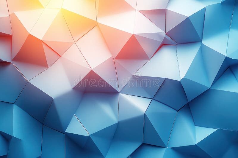 Geometric Triangular Gradient Shapes Abstract Texture Light Blue ...