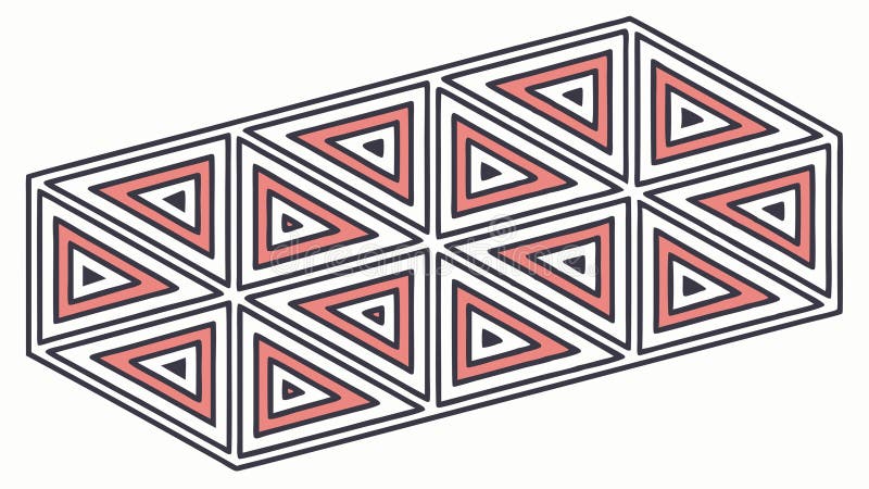 Geometric Triangular Grid Pattern Vector Design Generative Ai Stock