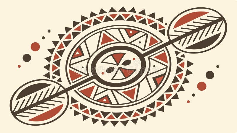 Geometric Tribal Pattern, Ethnic Design and Decorative Background ...