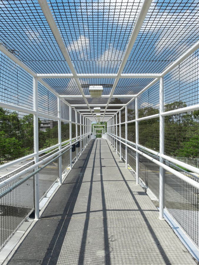 Geometric Tunnel in Bridge Perspective, Tunnel Concept Stock Image ...