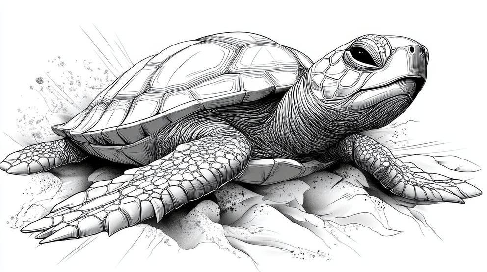 Geometric Turtle Design with Strong Shell Concept for Modern Art Decor ...