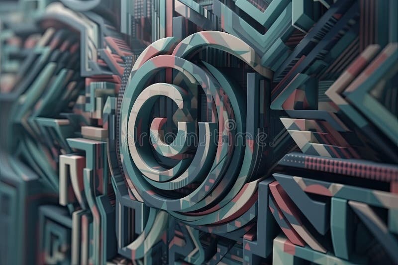 Geometric Letterforms Stock Illustrations – 68 Geometric Letterforms ...