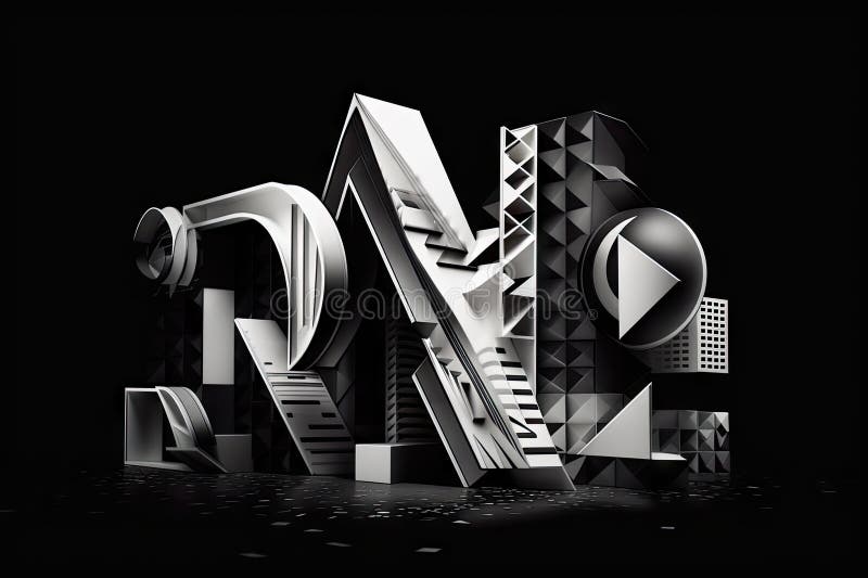Geometric Typography and Letterforms, Playing with Scale and ...