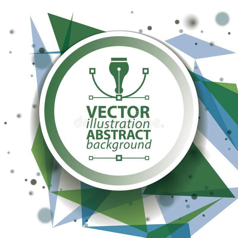 Geometric Vector Abstract 3D Complicated Op Art Stock Vector ...