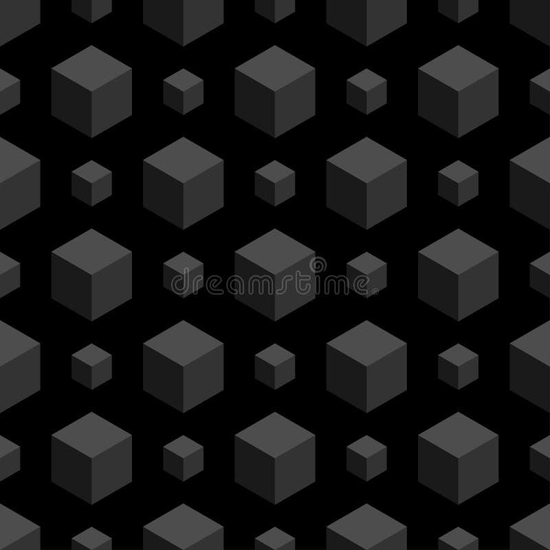 Geometric Vector Background. Cube Shapes Stock Illustration ...