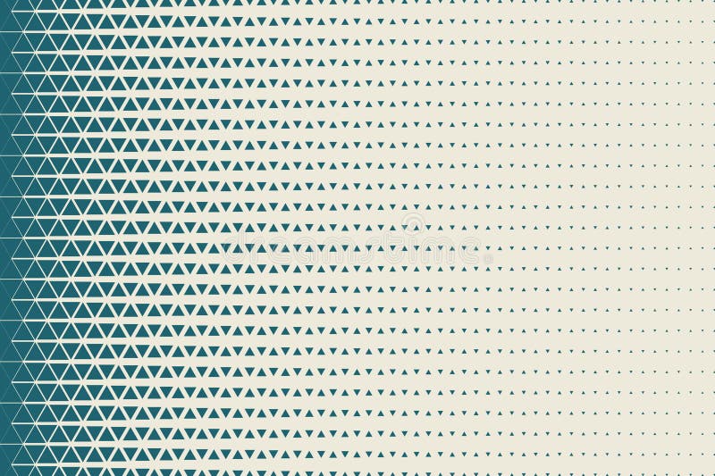 Geometric Vector Background with Many Halftone Triangles. Stock ...