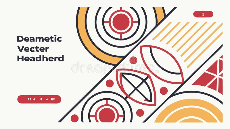 Geometric Vector Header Design, Abstract Background, and Modern Art ...