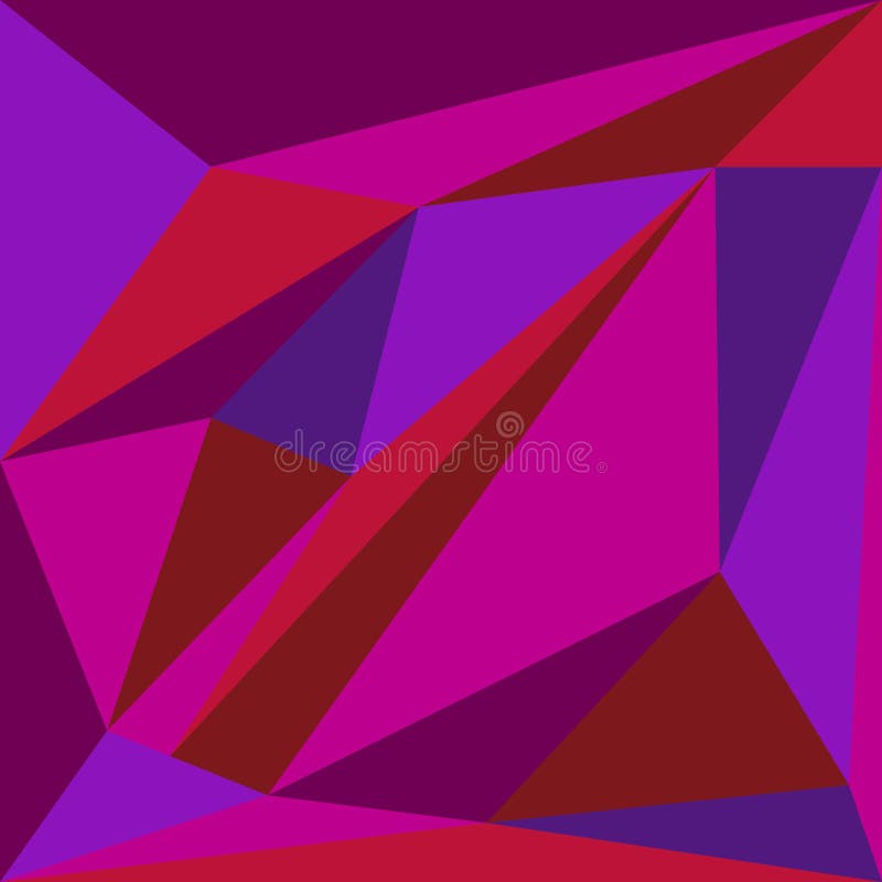 Geometric Vector Mosaic Pattern Abstract Background Art Design Made of ...