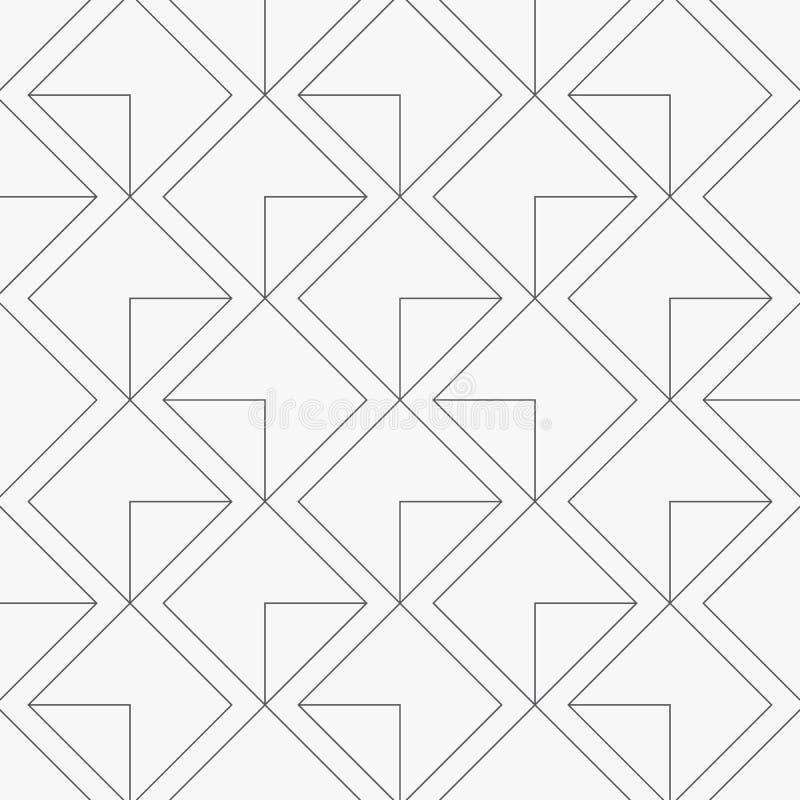 Geometric Vector Pattern, Linear Square Diamond Shape and Triangle ...