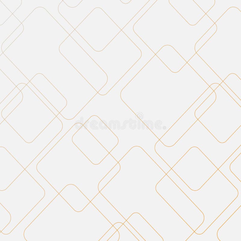 Geometric Vector Pattern, Repeating Thin Linear Rounded Rectangle Shape ...