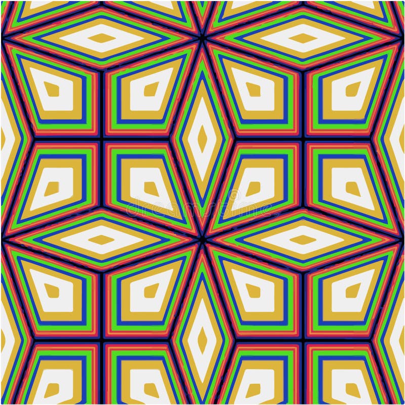 Geometric Vector Pattern with Triangular Elements. Seamless Abstract ...
