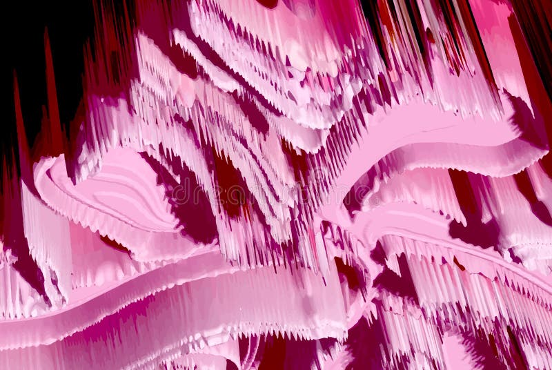 Geometric Vector Pink Stretched Background, Design Element Stock Vector ...