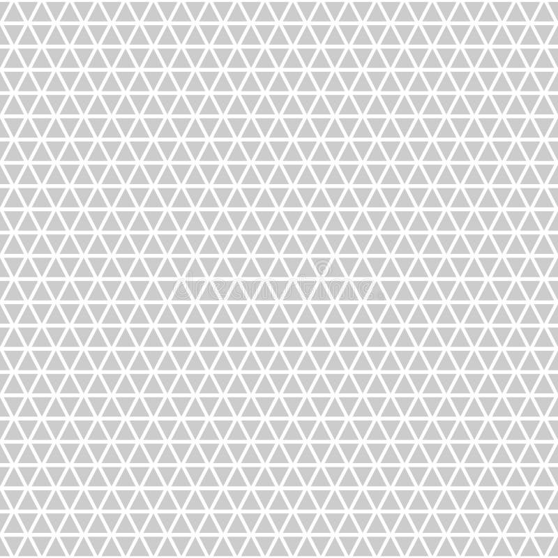 Geometric Vector Seamless Pattern with Light Gray Triangles Stock ...