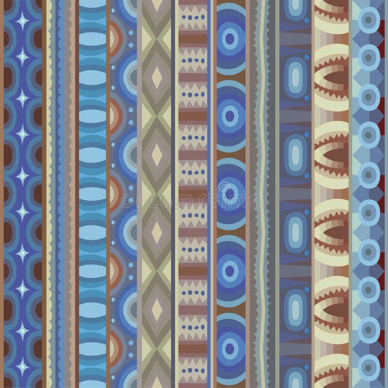 Geometric Vector Various Strips Motifs Stock Vector - Illustration of ...