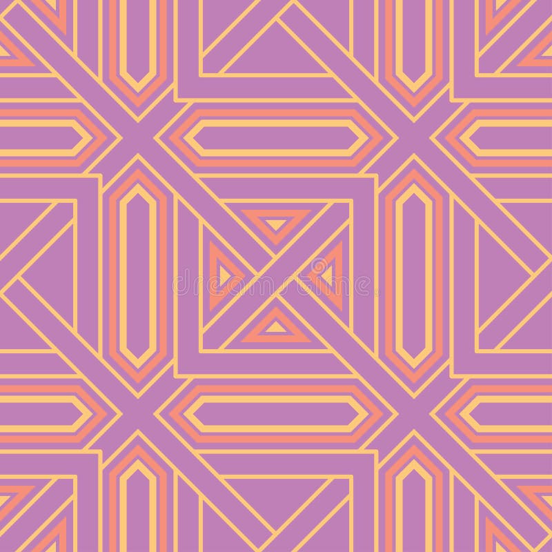 Geometric Violet Seamless Pattern. Bright Colored Background with Pink ...