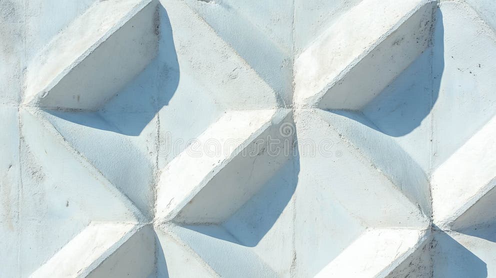 Geometric Wall Texture with Overlapping Molding Patterns for Interior ...