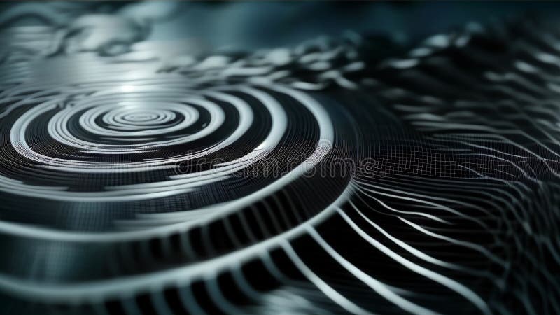 Geometric Water Ripples stock video. Video of geometric - 304031879