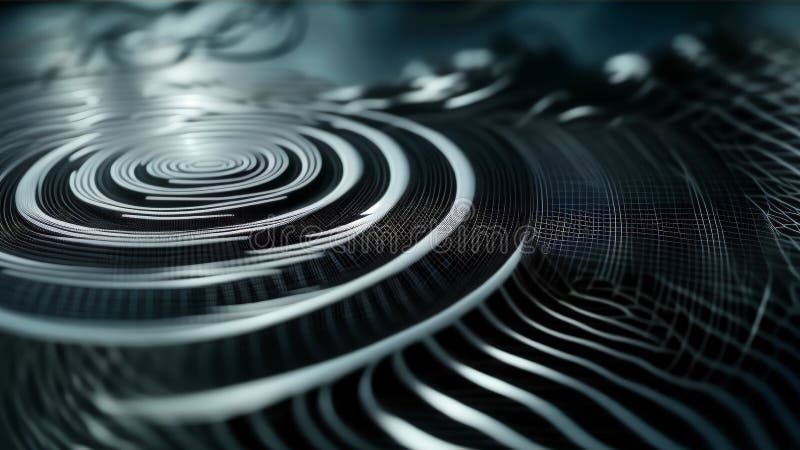 Geometric Water Ripples stock footage. Video of abstract - 304031908