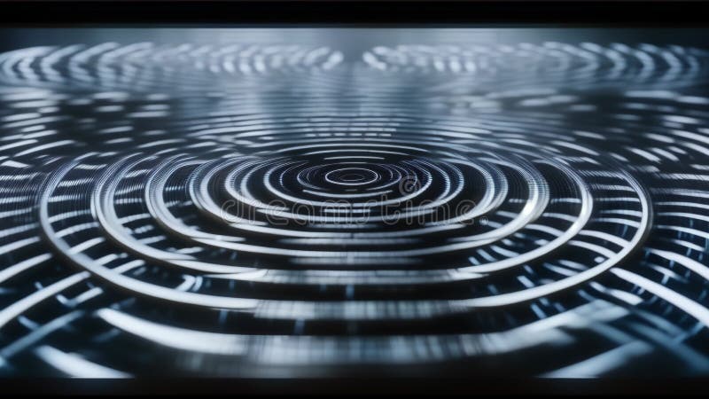 Geometric Water Ripples stock video. Video of serenity - 304032571