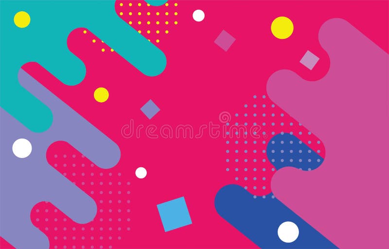 Abstract Geometric Wave Gradient Background Vector Illustration Stock ...