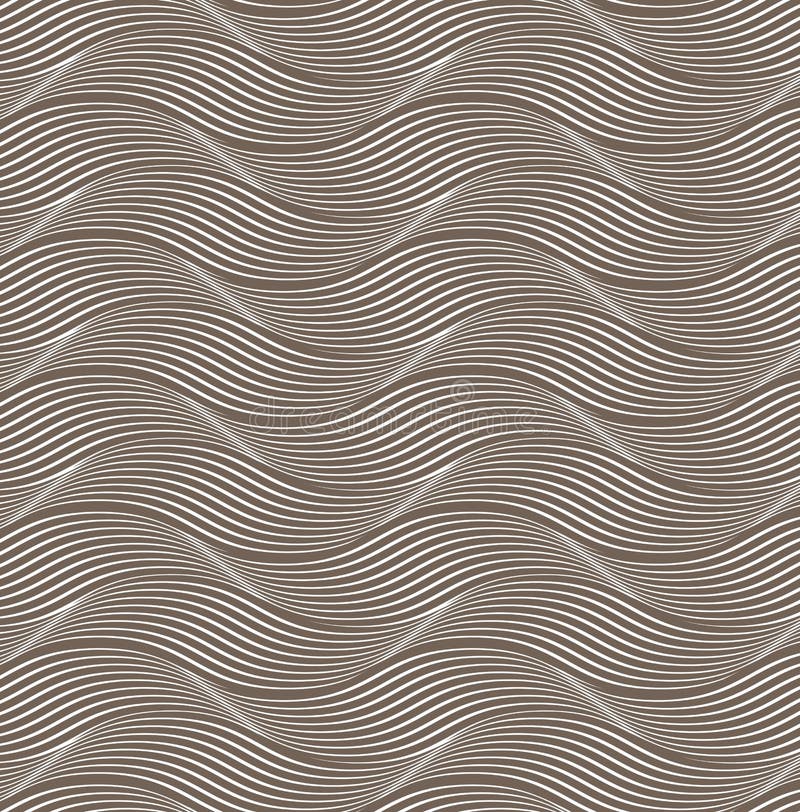Japanese Wave Circle Pattern Brown and White Background. Stock ...