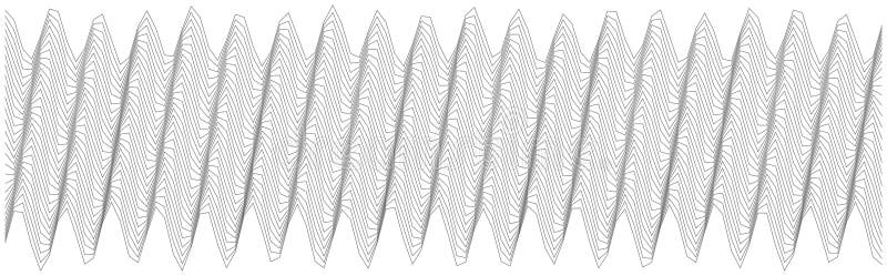 Geometric Wave Pattern Design for Modern Art and Decoration Stock ...