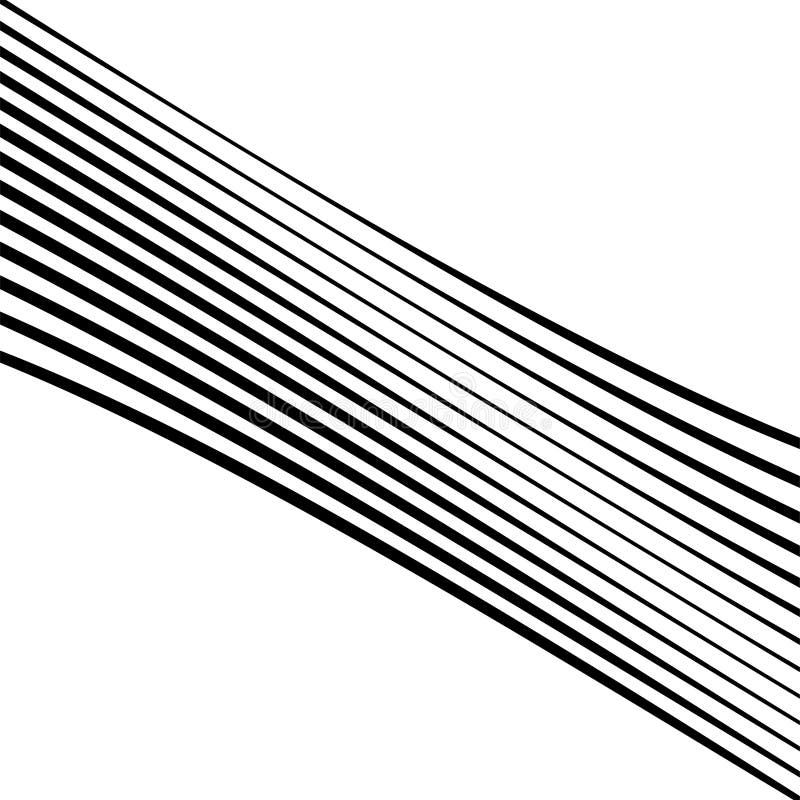 Geometric Waving, Wavy Parallel Lines. Ripple, Twisted Lines Pattern ...