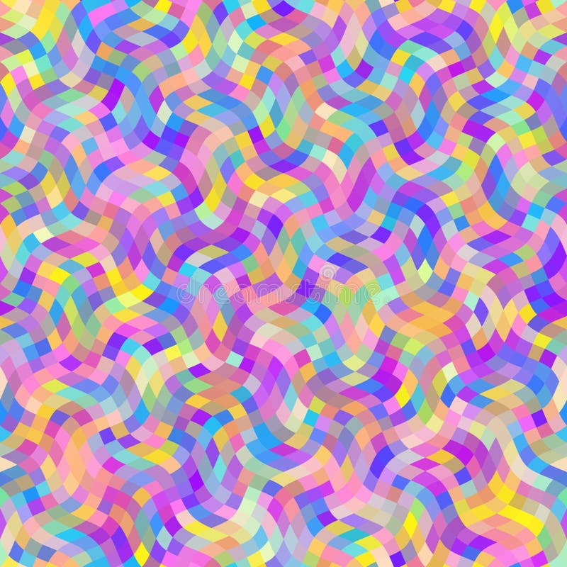 Geometric Wavy Abstract Pattern. Polygonal Square Background. Stock ...