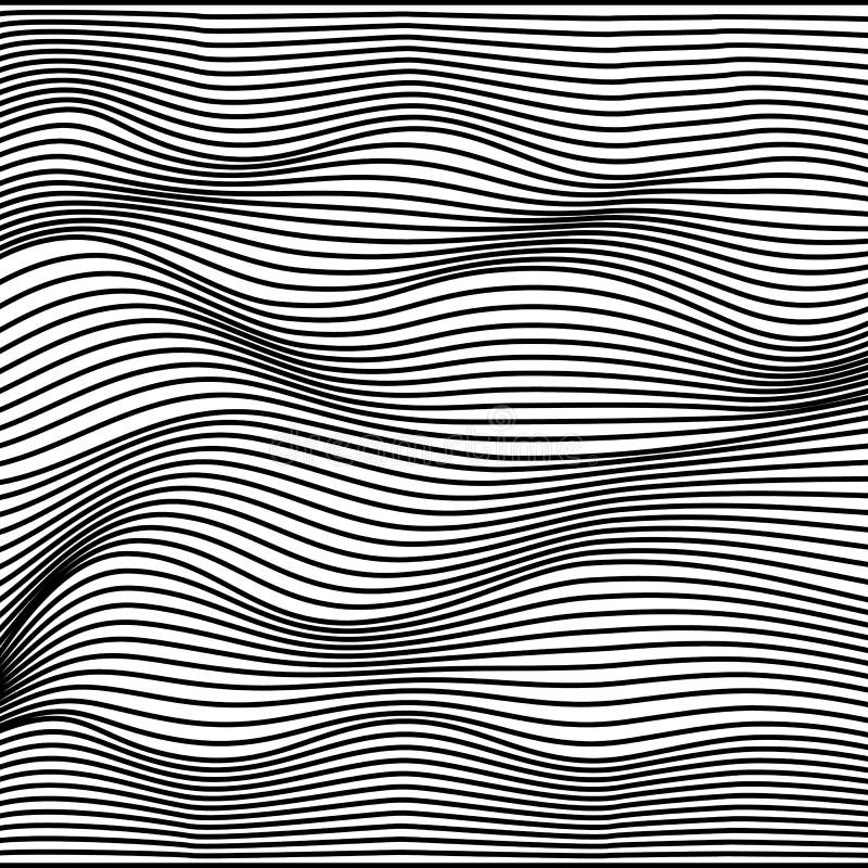 Geometric Wavy Pattern. Vector Illustration. Stock Vector ...