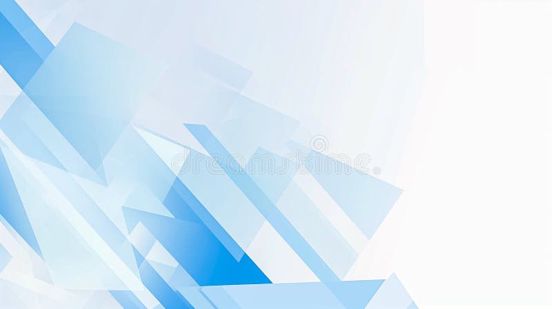 Geometric White and Light Blue Image with Space for Copying Text Stock ...