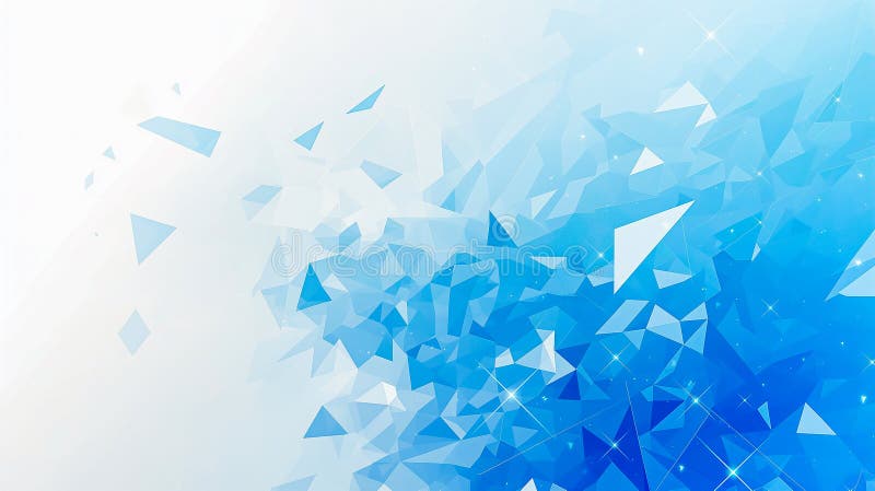 Geometric White and Light Blue Image with Space for Copying Text Stock ...