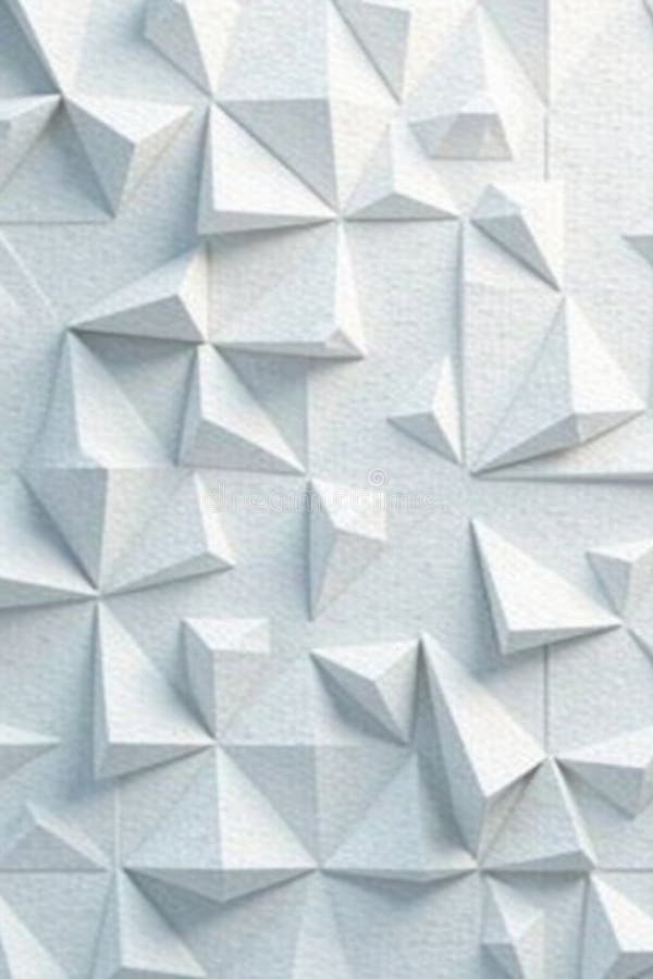 Geometric White Shapes, Abstract Triangles and Squares Tessellation ...